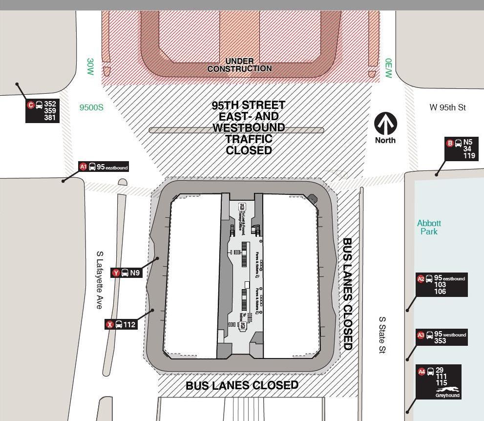 95th Street Station Project Heads Into Home Stretch With New Pedestrian ...