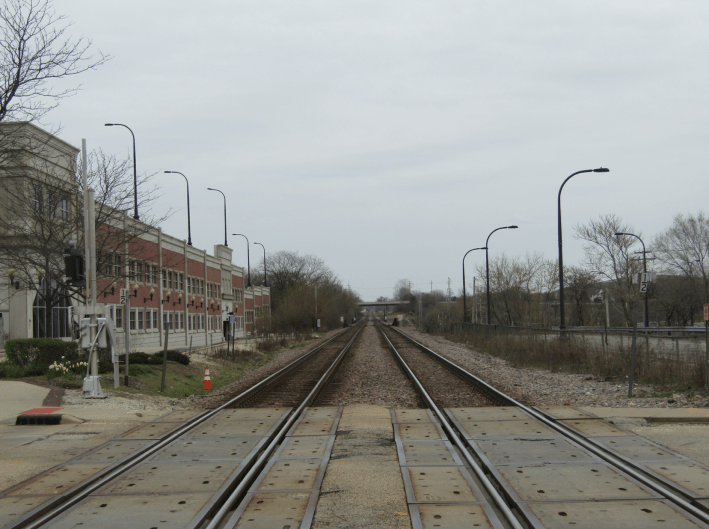 Metra construction continues full steam (diesel, electricity?) ahead ...