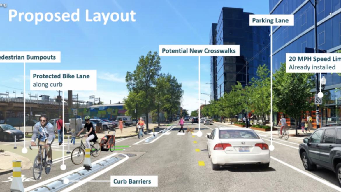 Let's install cheap, quick plastic curb-protected bike lanes all over ...