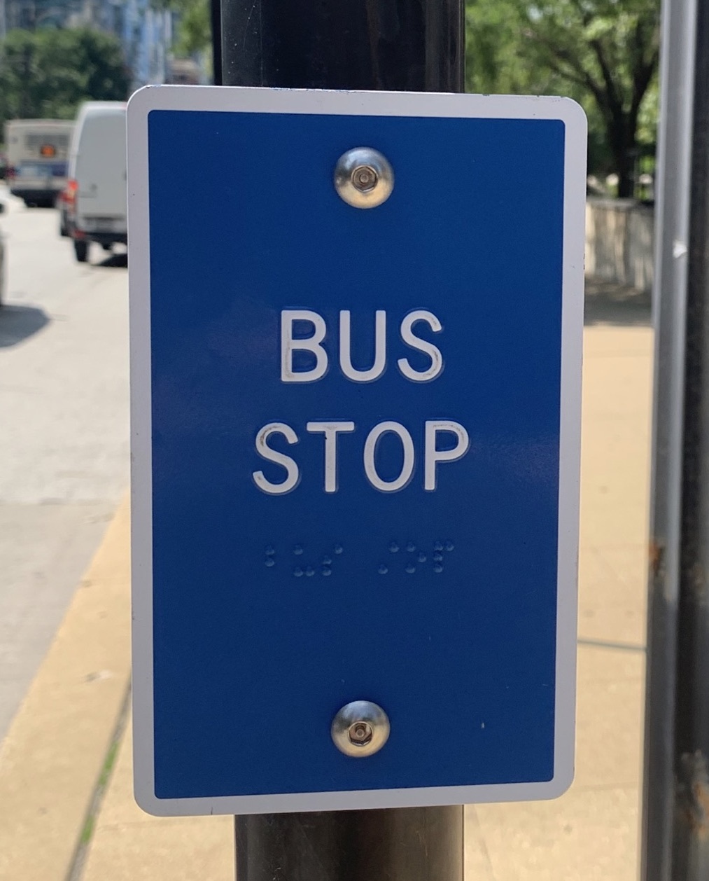 A touchy subject: CTA will pilot 1,300 tactile bus stop signs across 12 ...