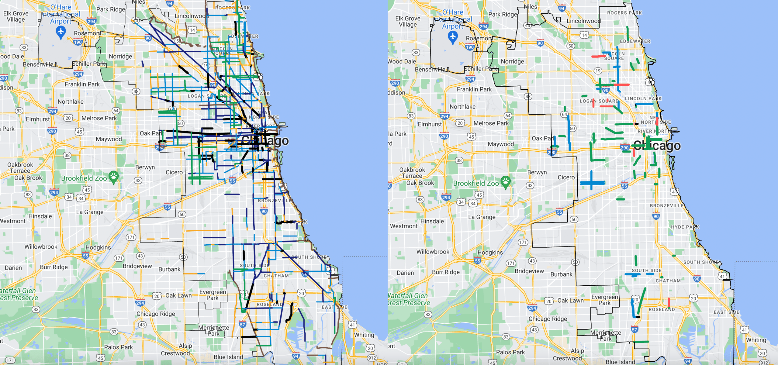 2 months after I suggested CDOT simplify their bike map, I mapped 2023 ...