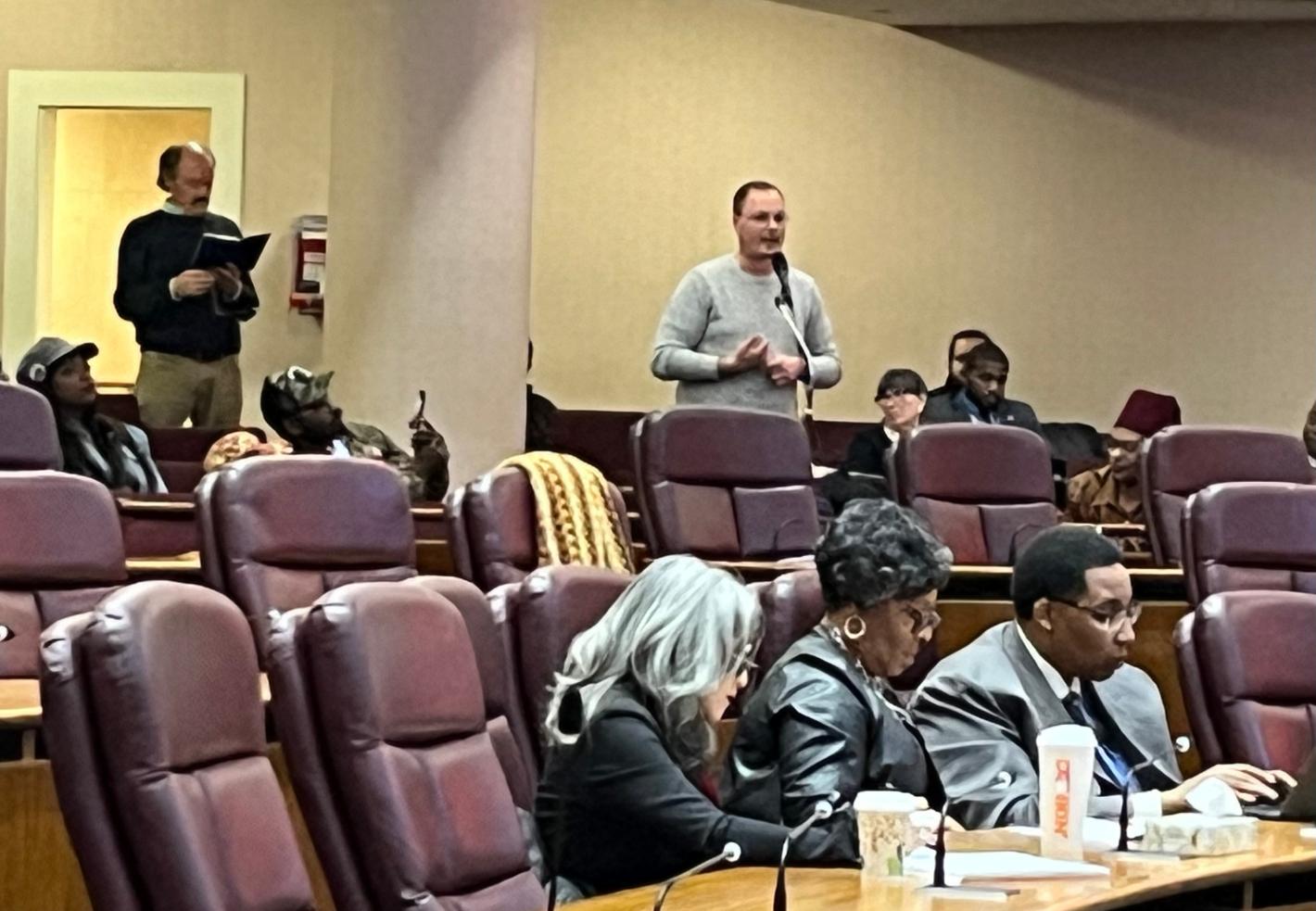 Transit advocates turned out in force for Dorval Carter's first ...