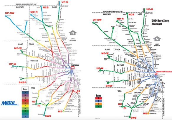 First day of new Metra fares sees long lines at downtown terminal ...