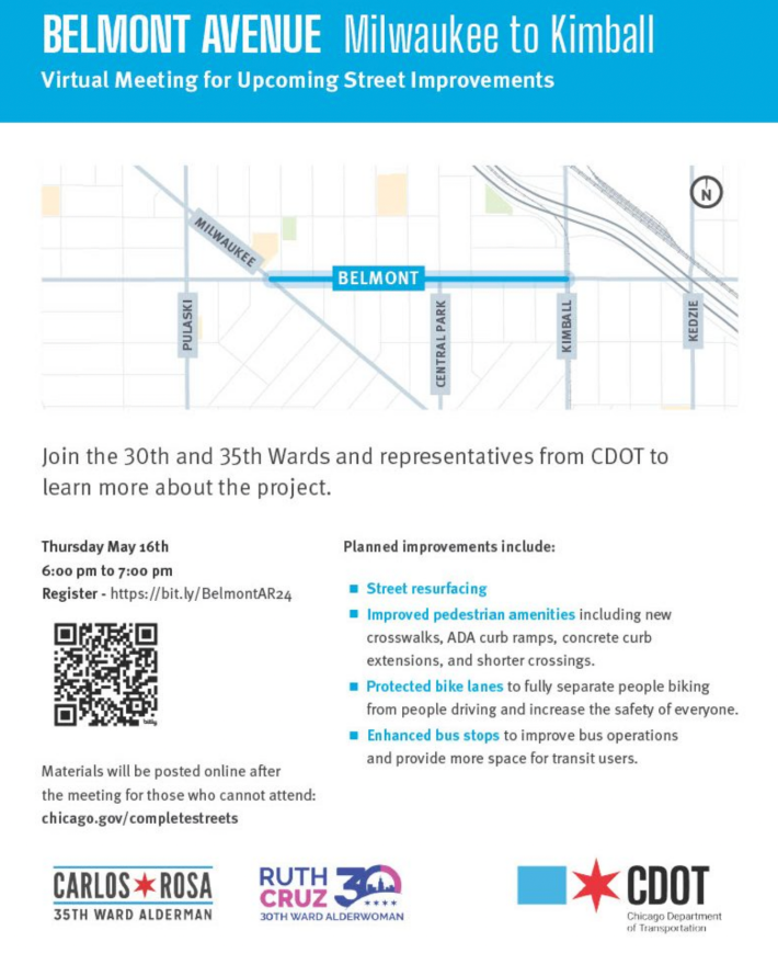 CDOT is extending Avondale's popular Belmont protected bike lanes west ...