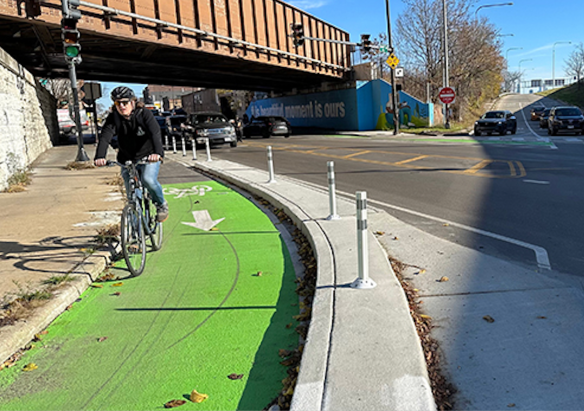 CDOT is extending Avondale's popular Belmont protected bike lanes west ...