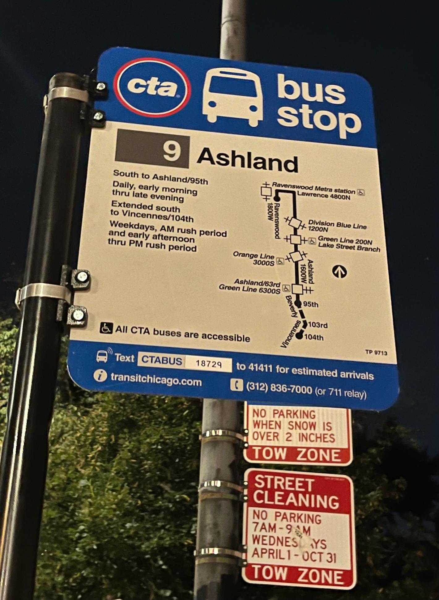 Take a virtual ride on the very first 9 Ashland bus to cover the ...