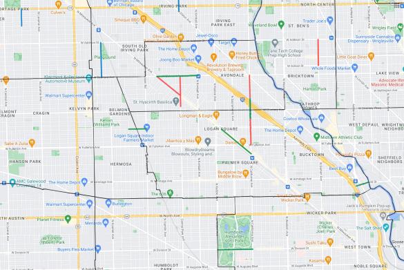Part 3 of SBC’s Bike (and Scooter) Lane Fest 2024: Portage Park, Irving ...