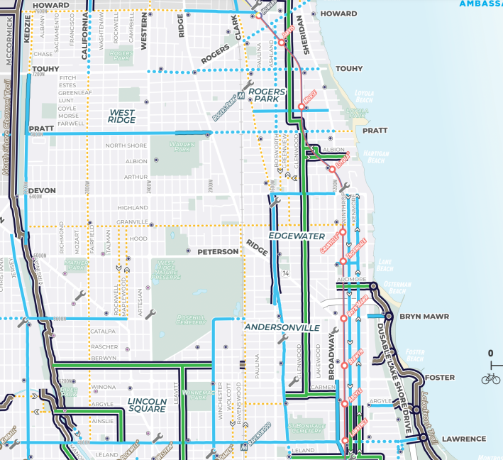 Part 1 of SBC's Bike Lane Fest 2024: Uptown, Lincoln Square, West Ridge ...
