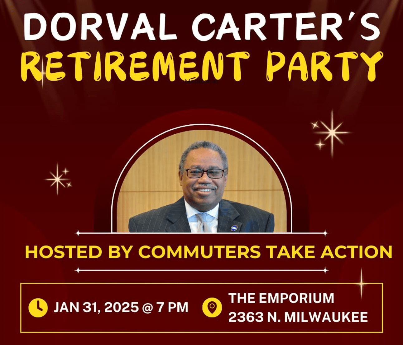 Partying like it's 2025: CTAction's Dorval Carter retirement ...