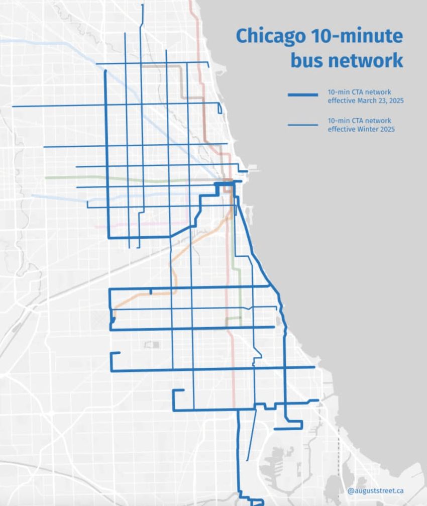 10 minute version: CTA promises shorter headways on 20 bus routes ...
