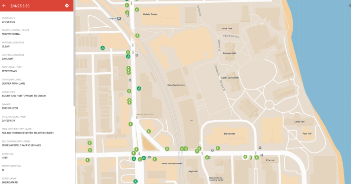 Statements on Loyola's crash epidemic from CDOT, IDOT, 48th / 49th ...