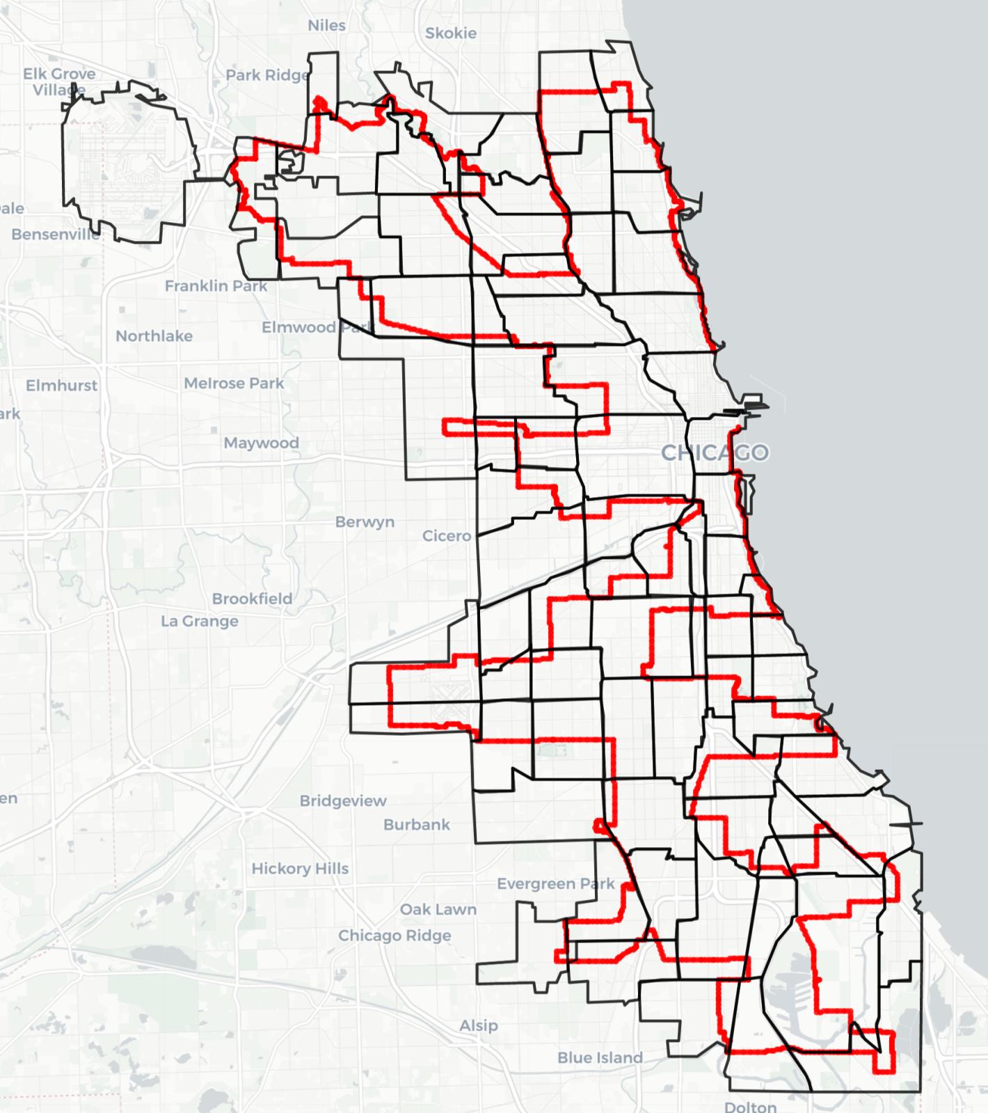 Riding 146 miles in a day to visit all 77 community areas was an ...