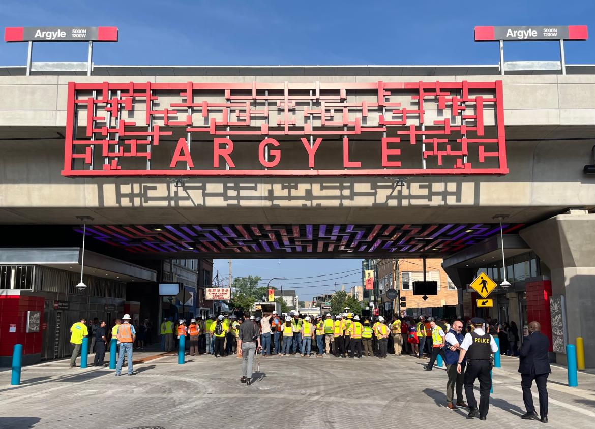 A great day on Argyle: Celebrating new 'L' stations, in the shadow of the transit fiscal cliff ...