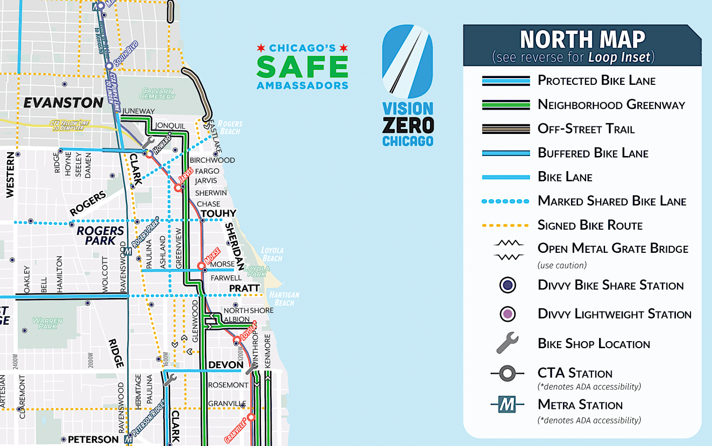 It’s time for protected bike lanes on Sheridan Road in Rogers Park ...