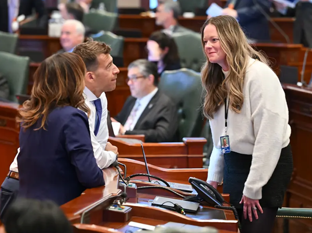 Beverly resident Anne Alt asked Rep. Mary Gill (D-35th) to help pass a ...